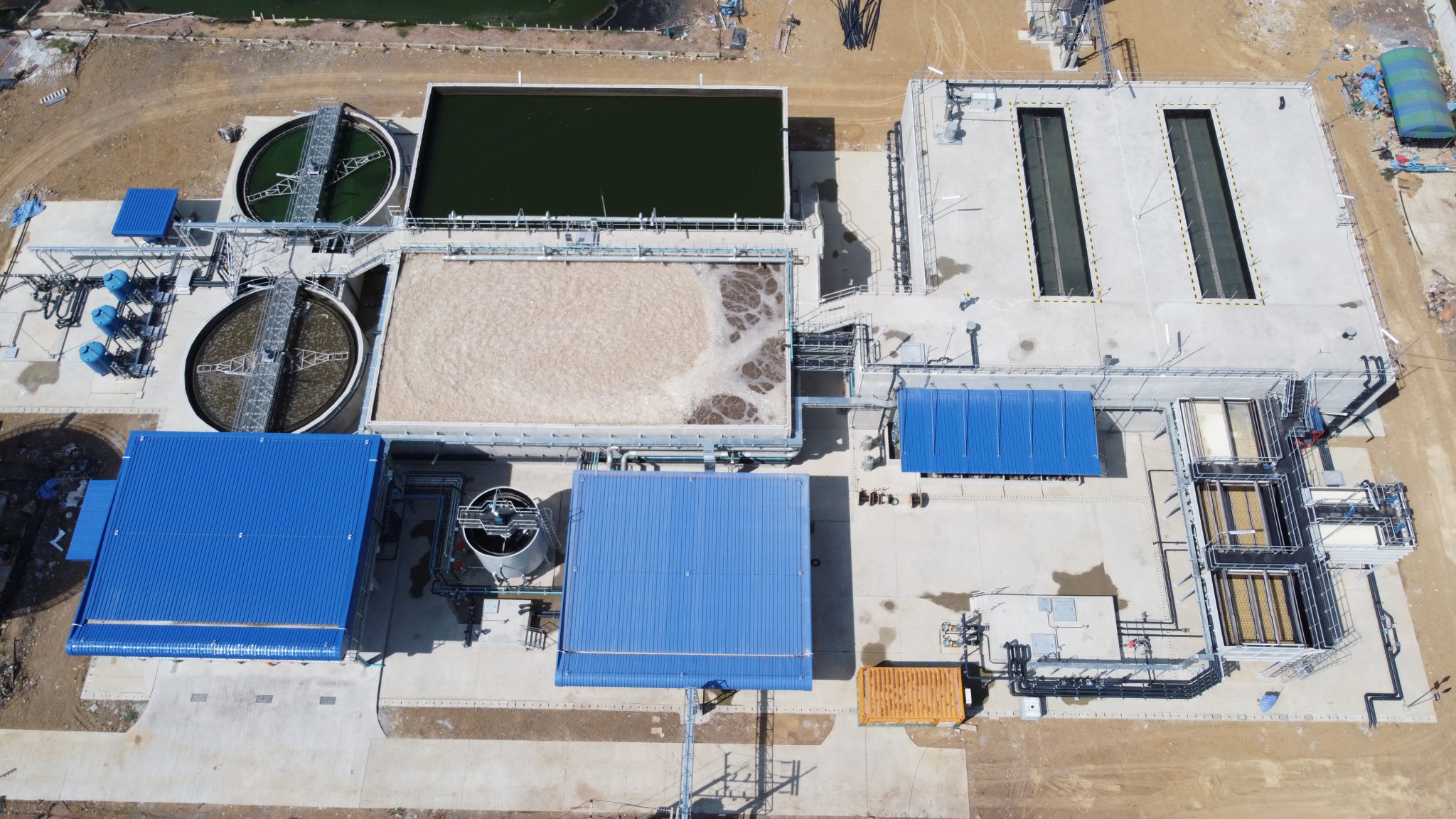 Modern wastewater treatment plant - modified starch industry