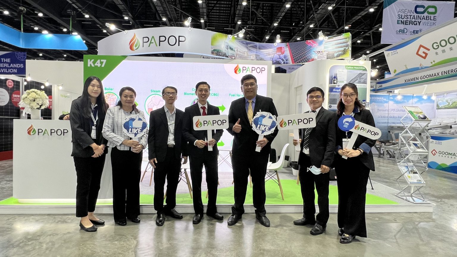 Papop debut nano tech from biogas in ASEW 2023